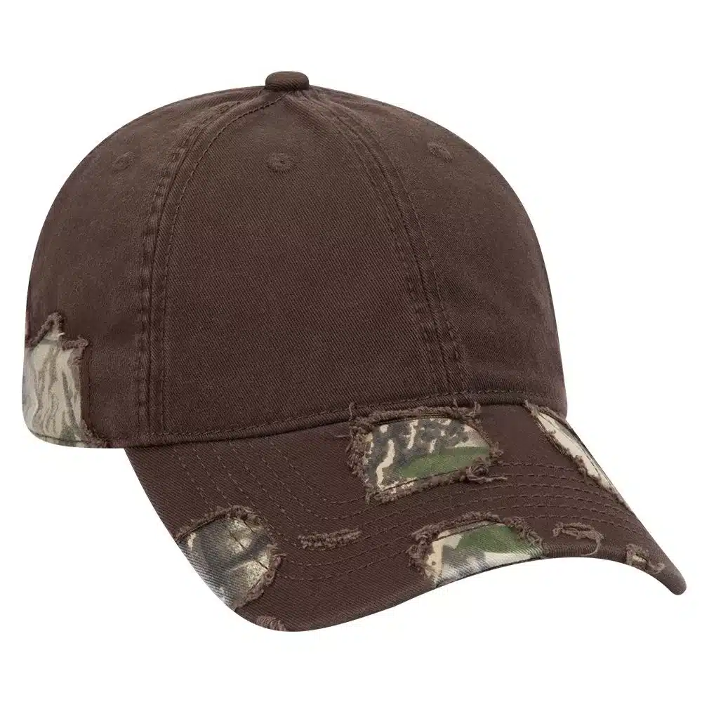Six Panel Distressed Cap 39320317 - Fast Caps