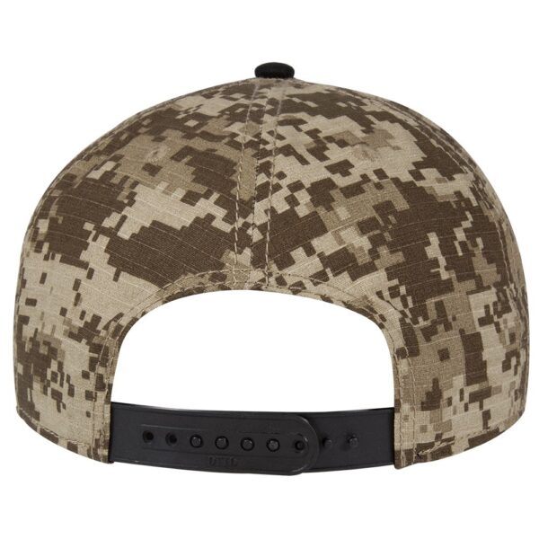 Digital Camouflage Flat Cap 03324653 back - Fast Caps